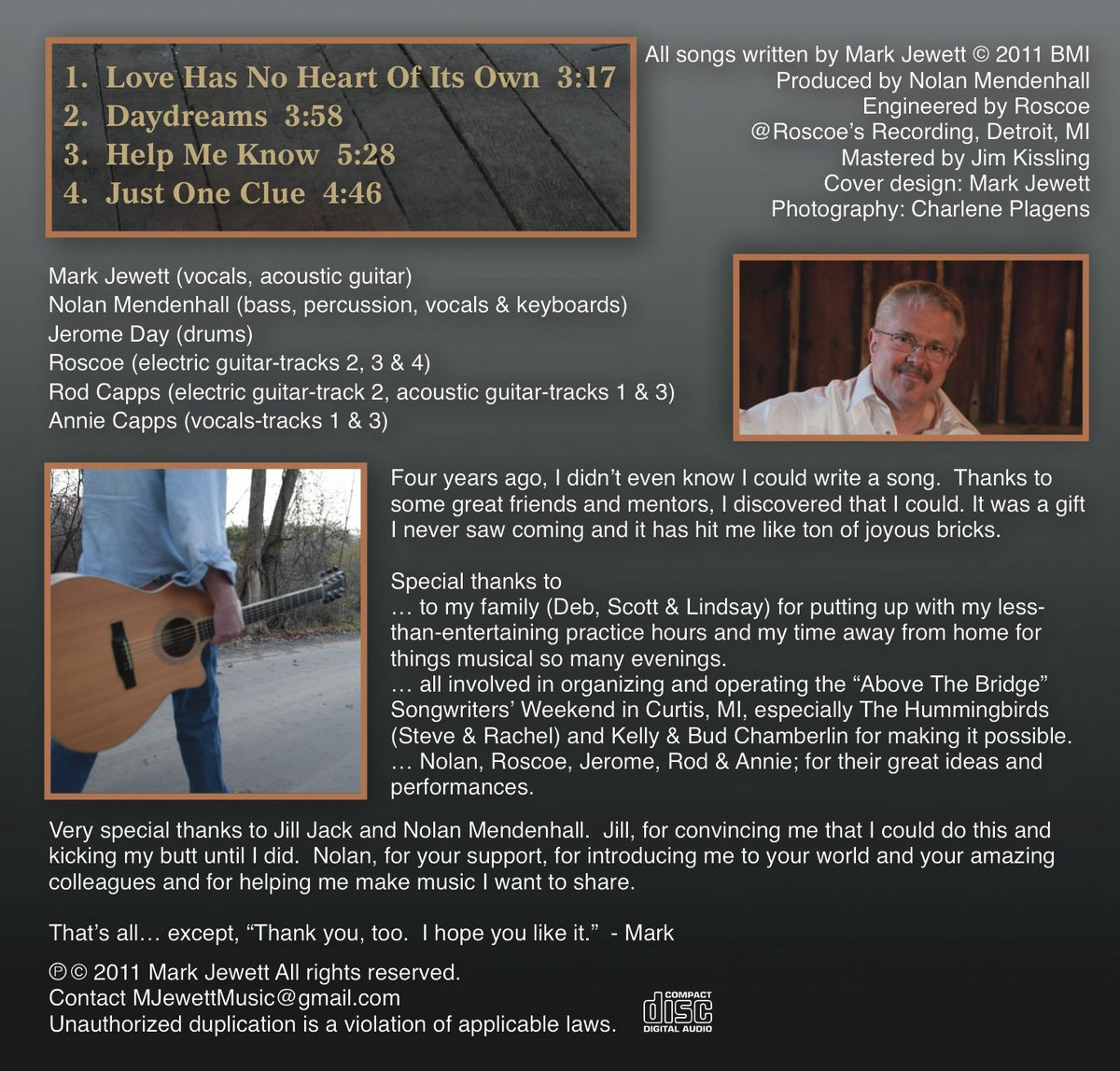 Love Has No Heart Of Its Own | Mark Jewett