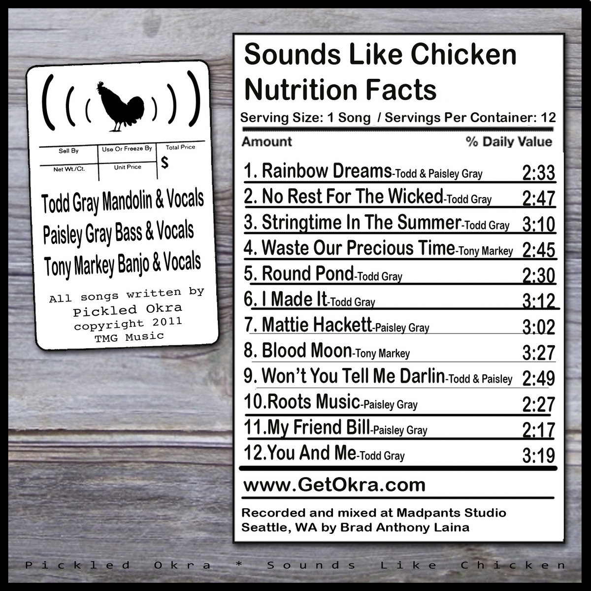 Sounds Like Chicken | Pickled Okra (with Banjo) | Pickled Okra