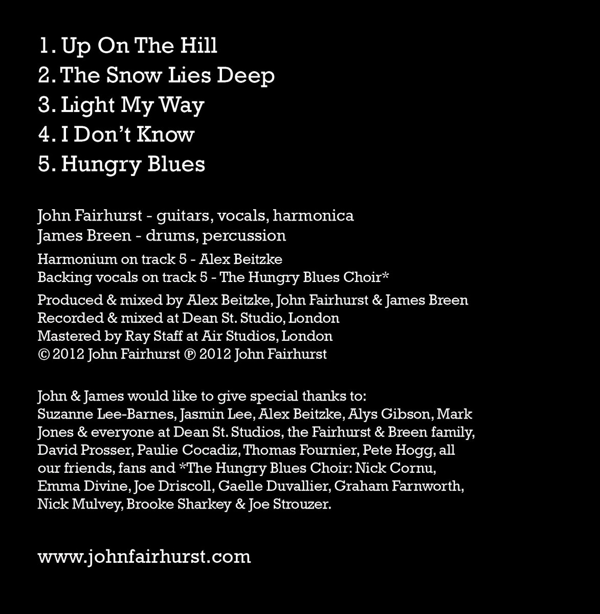 John Fairhurst - Hungry Blues | John Fairhurst