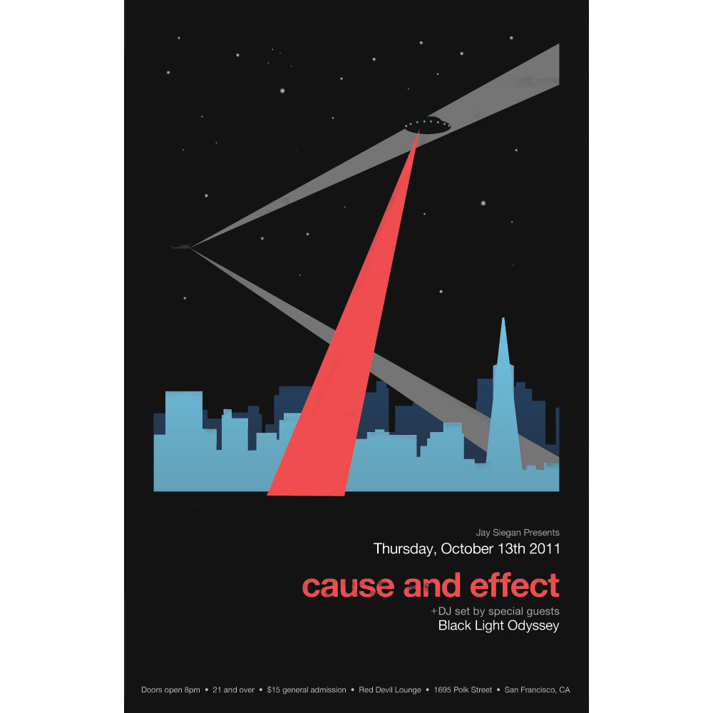 Red Devil Lounge Poster | Cause and Effect