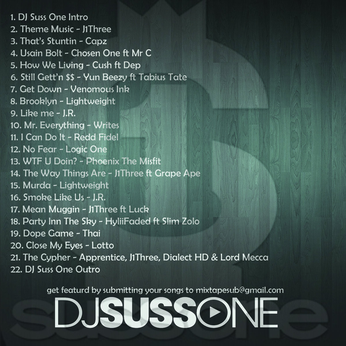 Raise The Bar Hosted by DJ Suss One | Mixtape Submissions