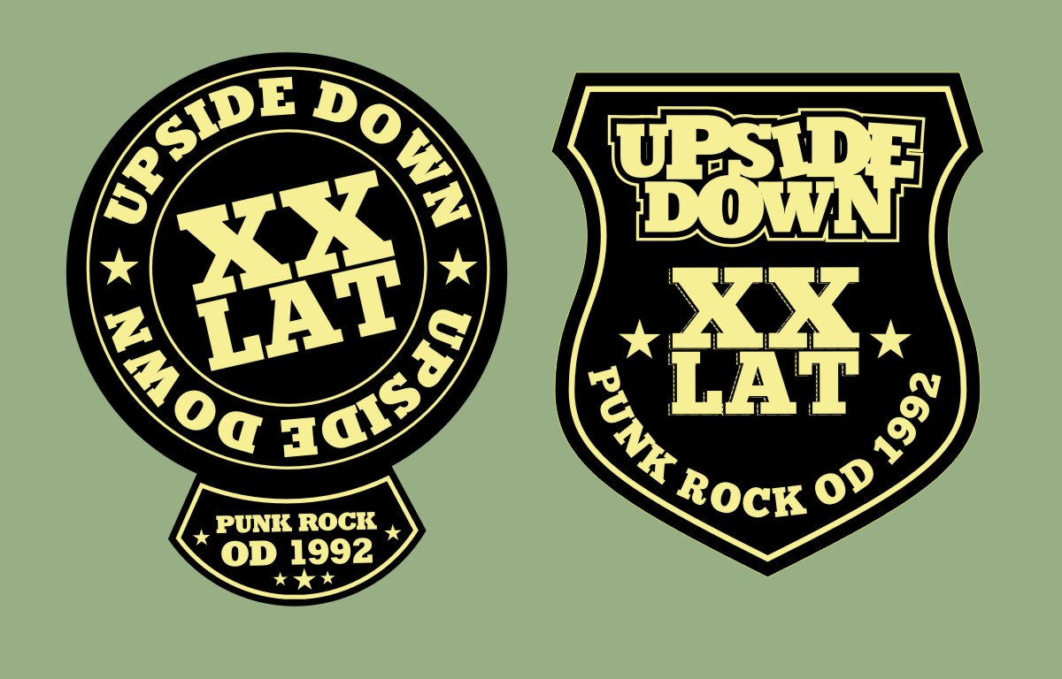 Sticker XX | upside down