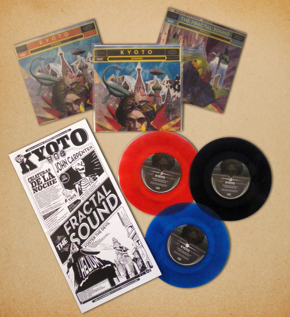 7" split vinyl | Kyoto