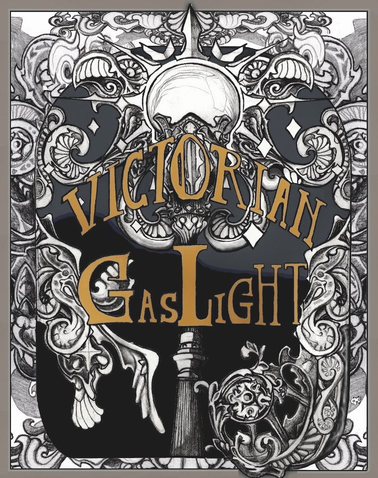 Hand-drawn poster | Victorian Gaslight