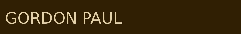 Everything's Okay | Gordon Paul