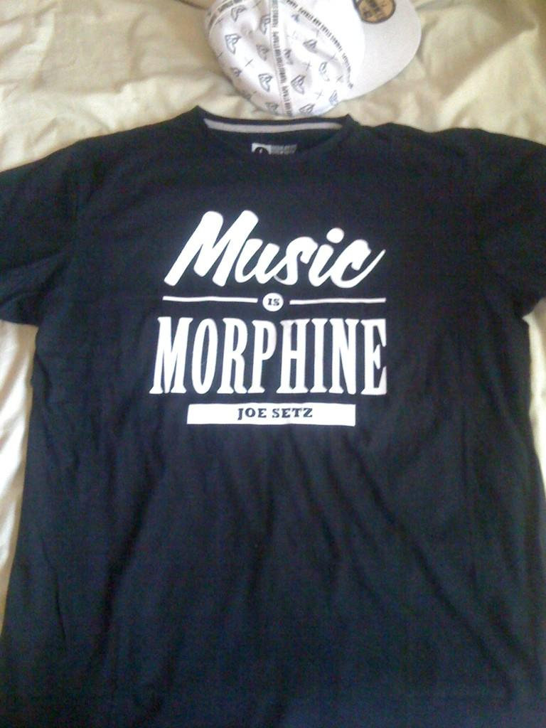 Music Is Morphine T-shirt! (Exclusive Xmas Deal) | Joe Setz