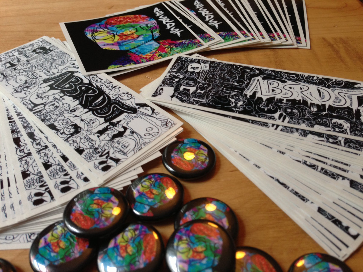 Stickers and Button Pin Bundle! | ABSRDST