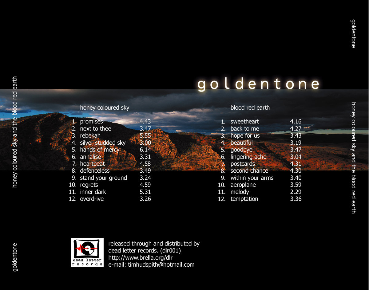 Honey Coloured Sky and the Blood Red Earth | Tim Hudspith and Goldentone