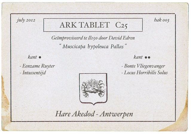 003 / Ark Tablet | Ark Tablet