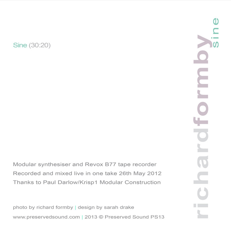 Sine | Richard Formby | Preserved Sound