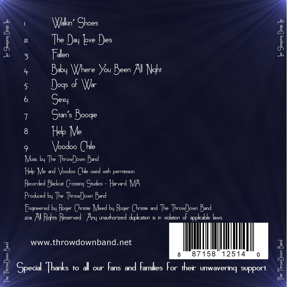 Let Sleeping Dogs Lie | The ThrowDown Band