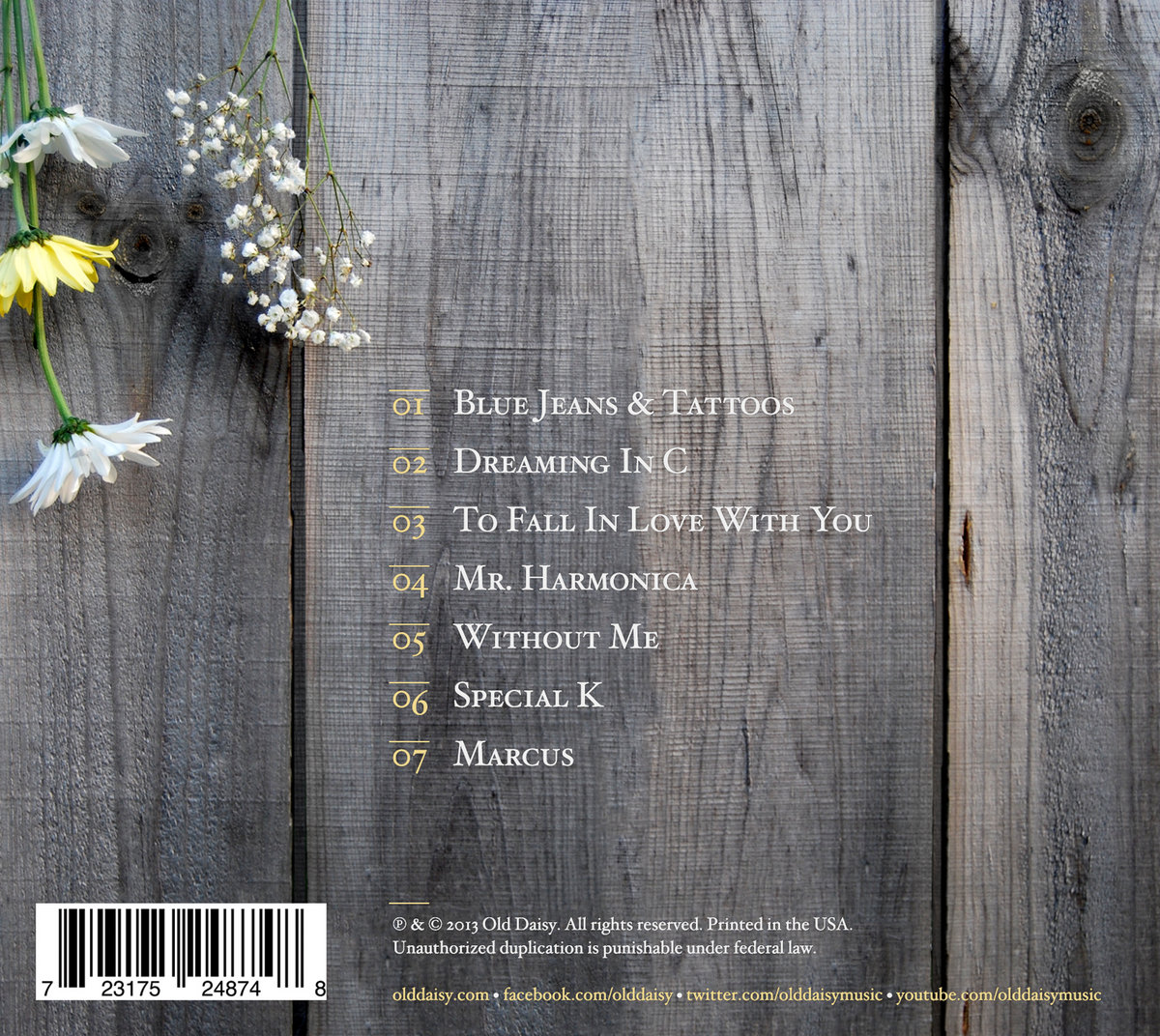 Old Daisy EP (Physical + Digital) - $7.50 | Old Daisy