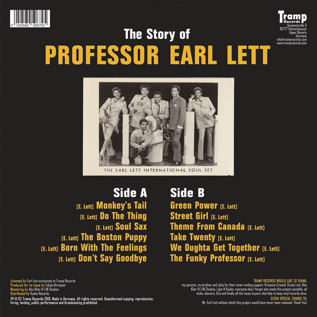 The story of Professor Earl Lett | Professor Earl Lett | Tramp Rec.