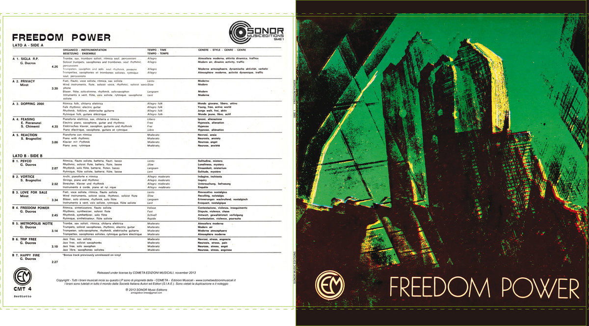 FREEDOM POWER | Various Artists | Sonor Music Editions