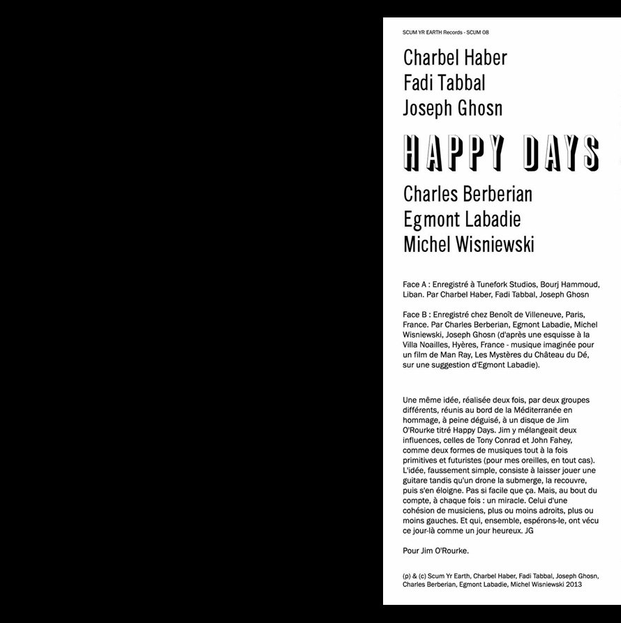 HAPPY DAYS | Charbel Haber, Fadi Tabbal, Joseph Ghosn, Charles ...