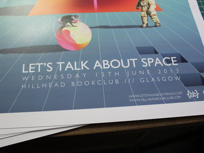 Let's Talk About Space Gig Poster | Let's Talk About Space