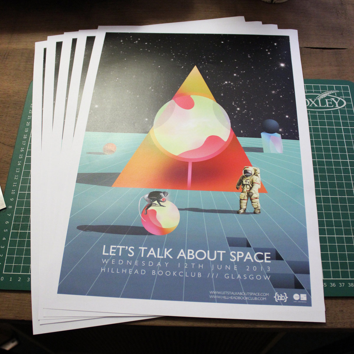 Let's Talk About Space Gig Poster | Let's Talk About Space