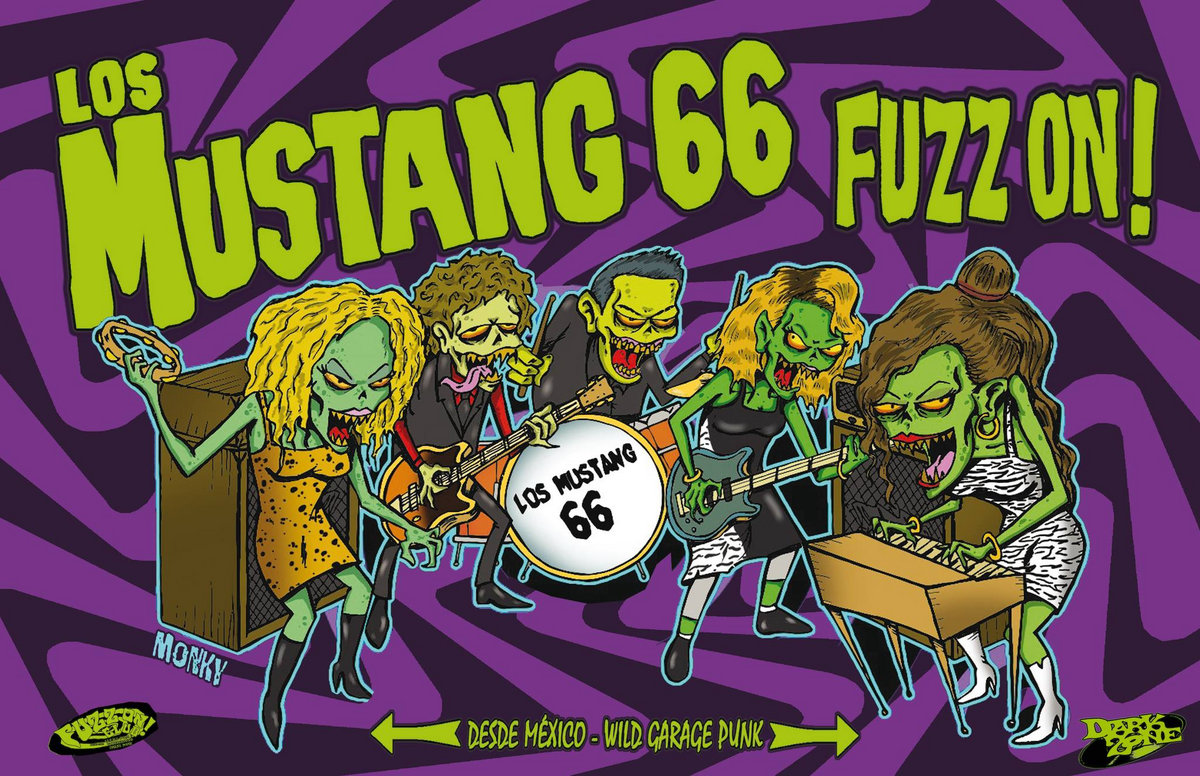 Los Mustang 66 - EP 7 canciones | discos Dark Zone-Fuzz On | Los Mustang 66