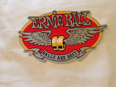 Ernie Ball Logo Sticker | Amber Pacific