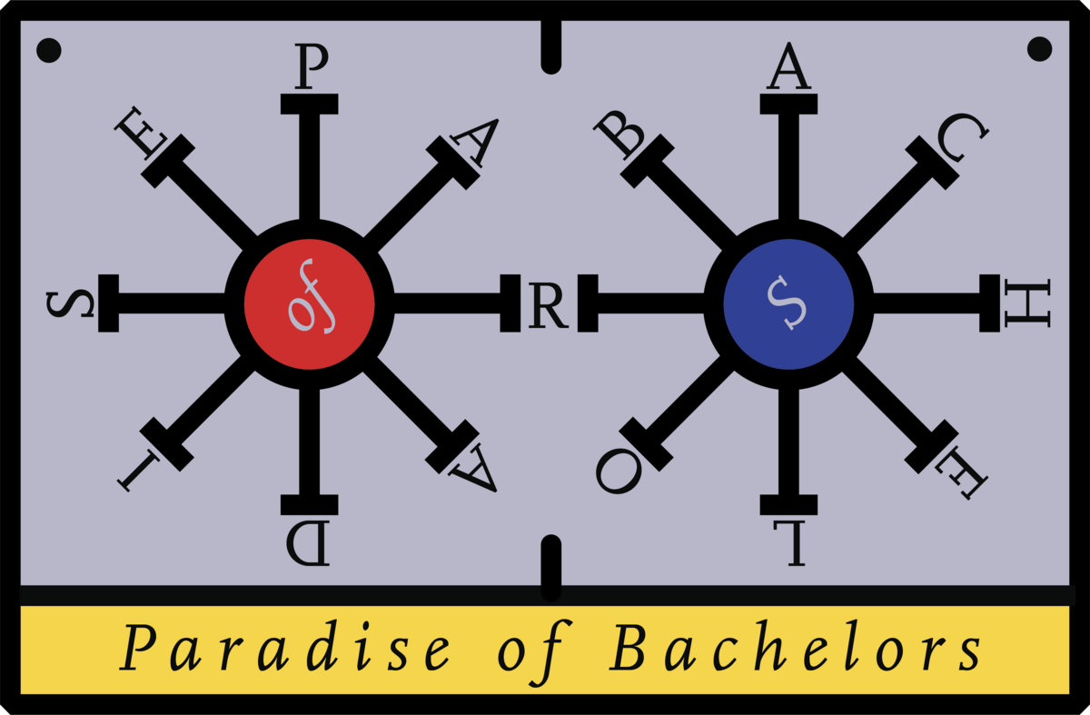 PoB Logo Sticker. | Paradise of Bachelors