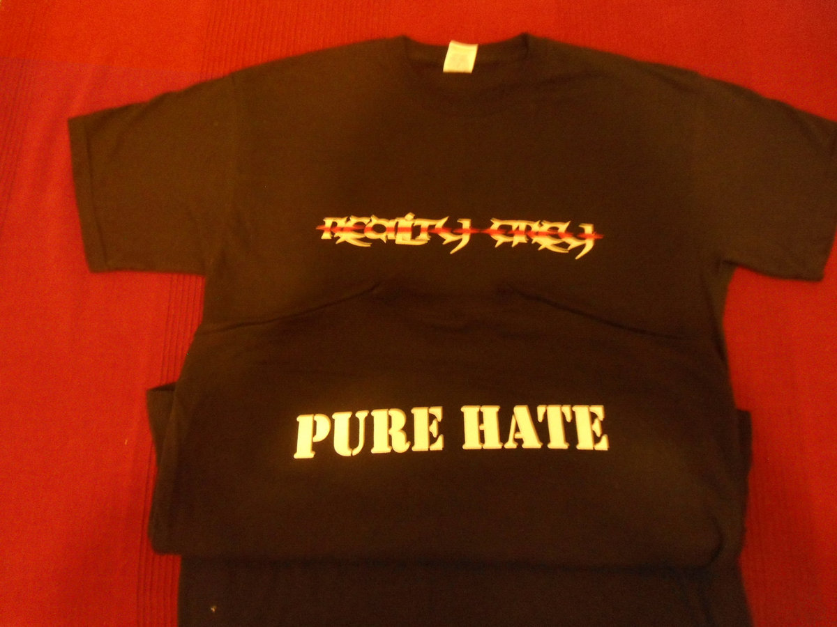 Pure Hate T-shirt | REALITY GREY