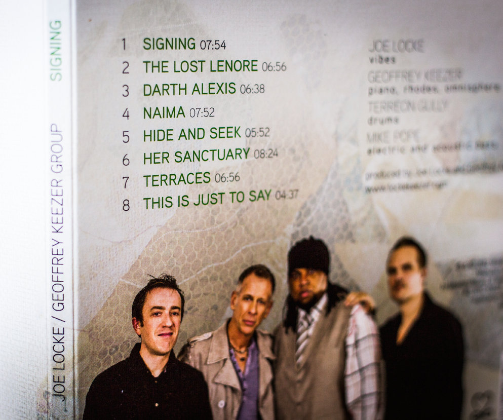 Signing | The Joe Locke / Geoffrey Keezer Group | Joe Locke