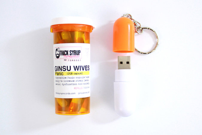 PANIC - Limited Edition Pill Shaped Flash Drive - SOLD OUT | Ginsu Wives