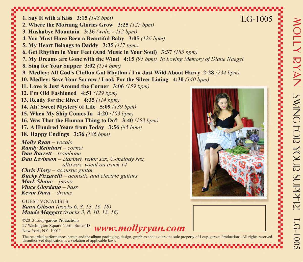 Swing for Your Supper! | Molly Ryan | Dan Levinson