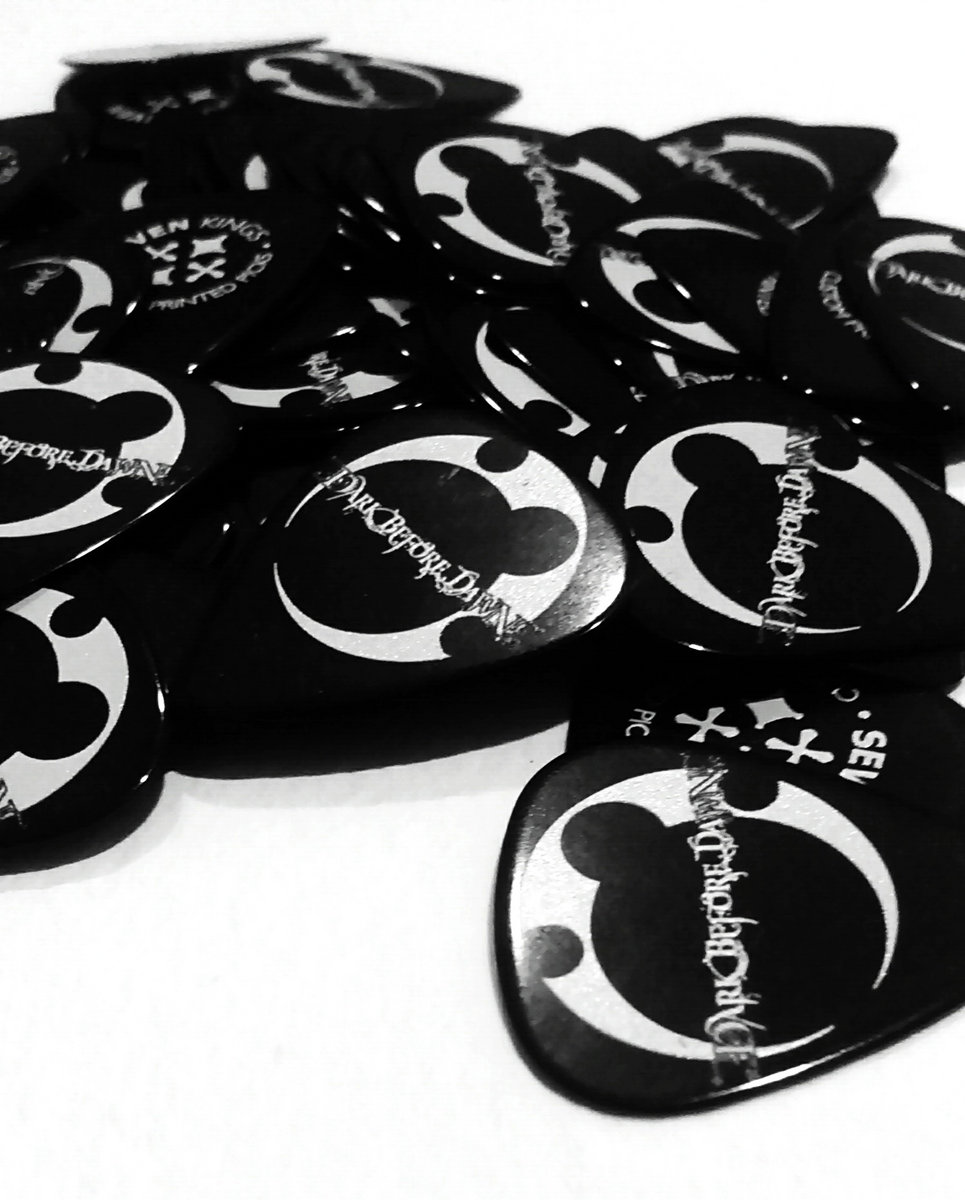 Sticker, Button, Guitar Pick Pack | Dark Before Dawn