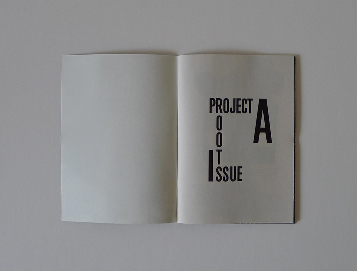 PROJECT A fanzine -#1 roots issue- | group A