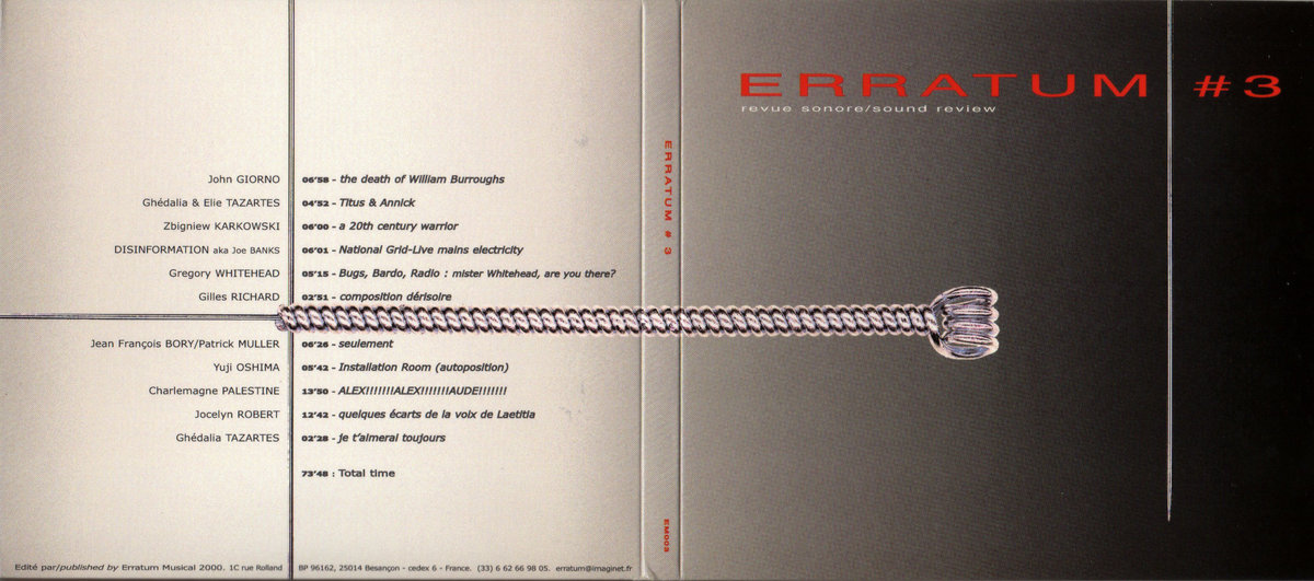 ERRATUM#3 | ERRATUM MUSICAL