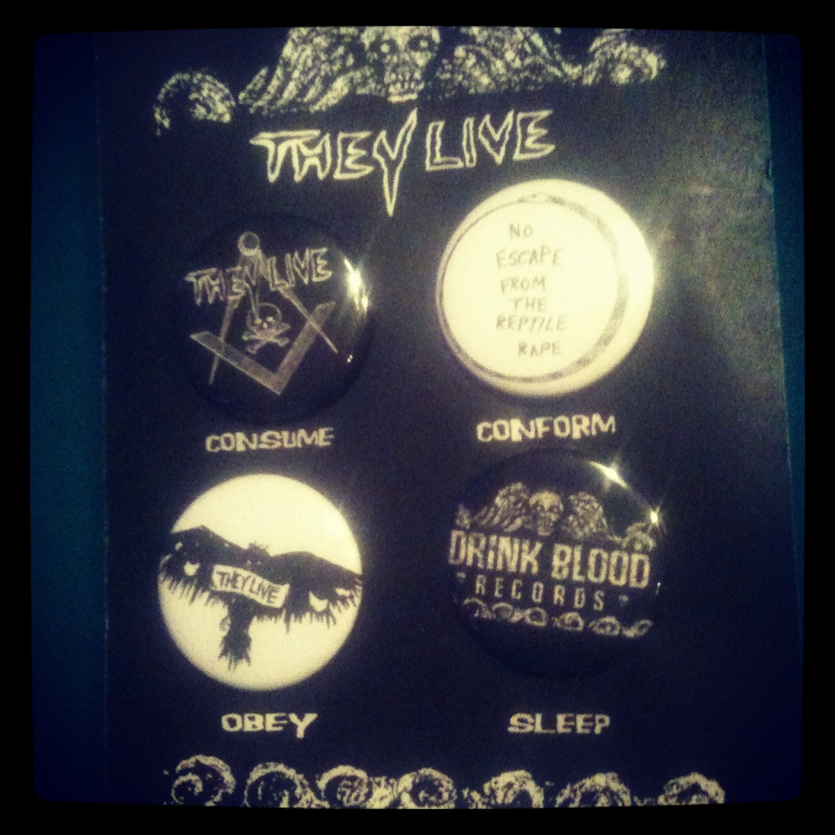 THEY LIVE Button Card | They Live