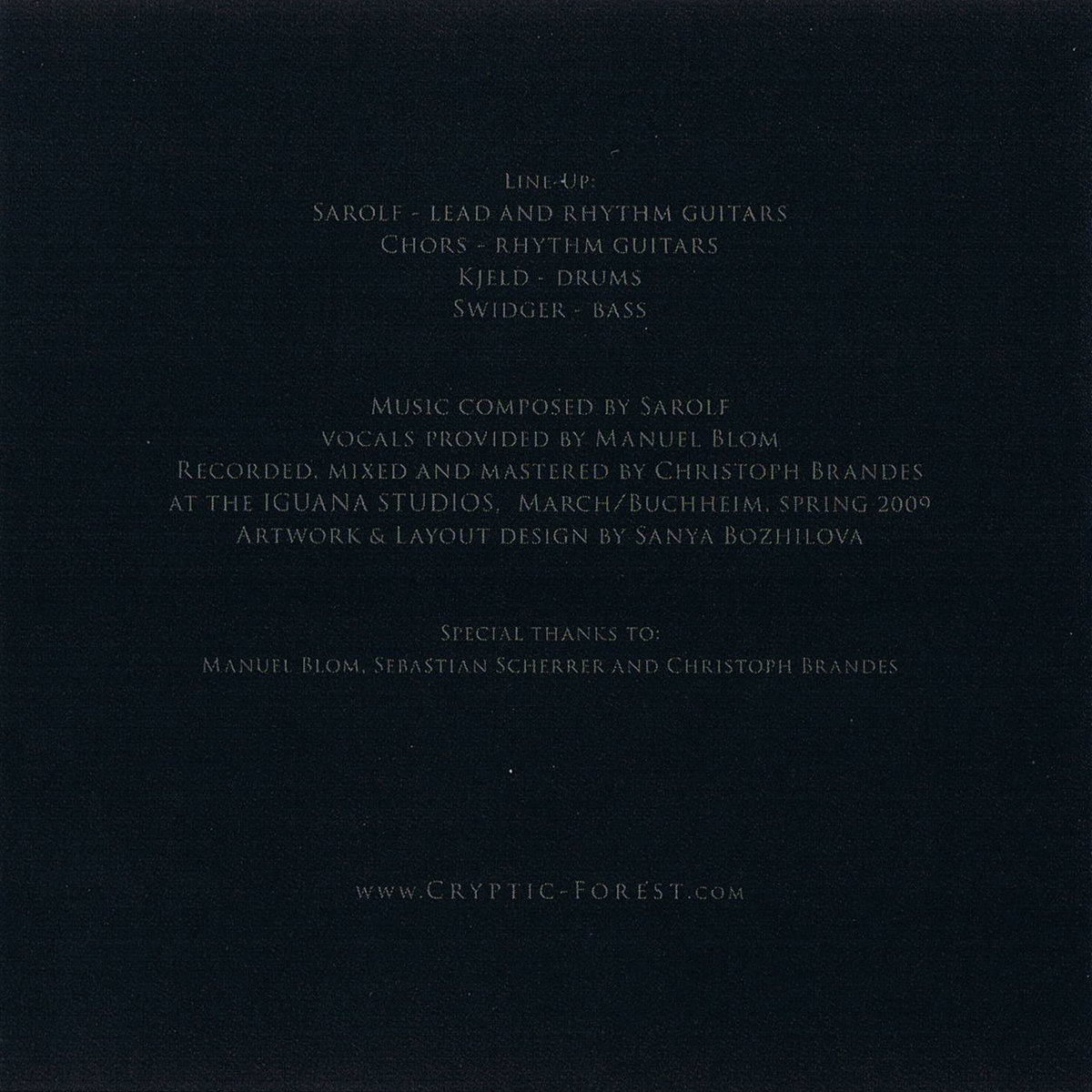 Cryptic Forest - Dawn of the Eclipse | Cryptic Forest | Finsterforst