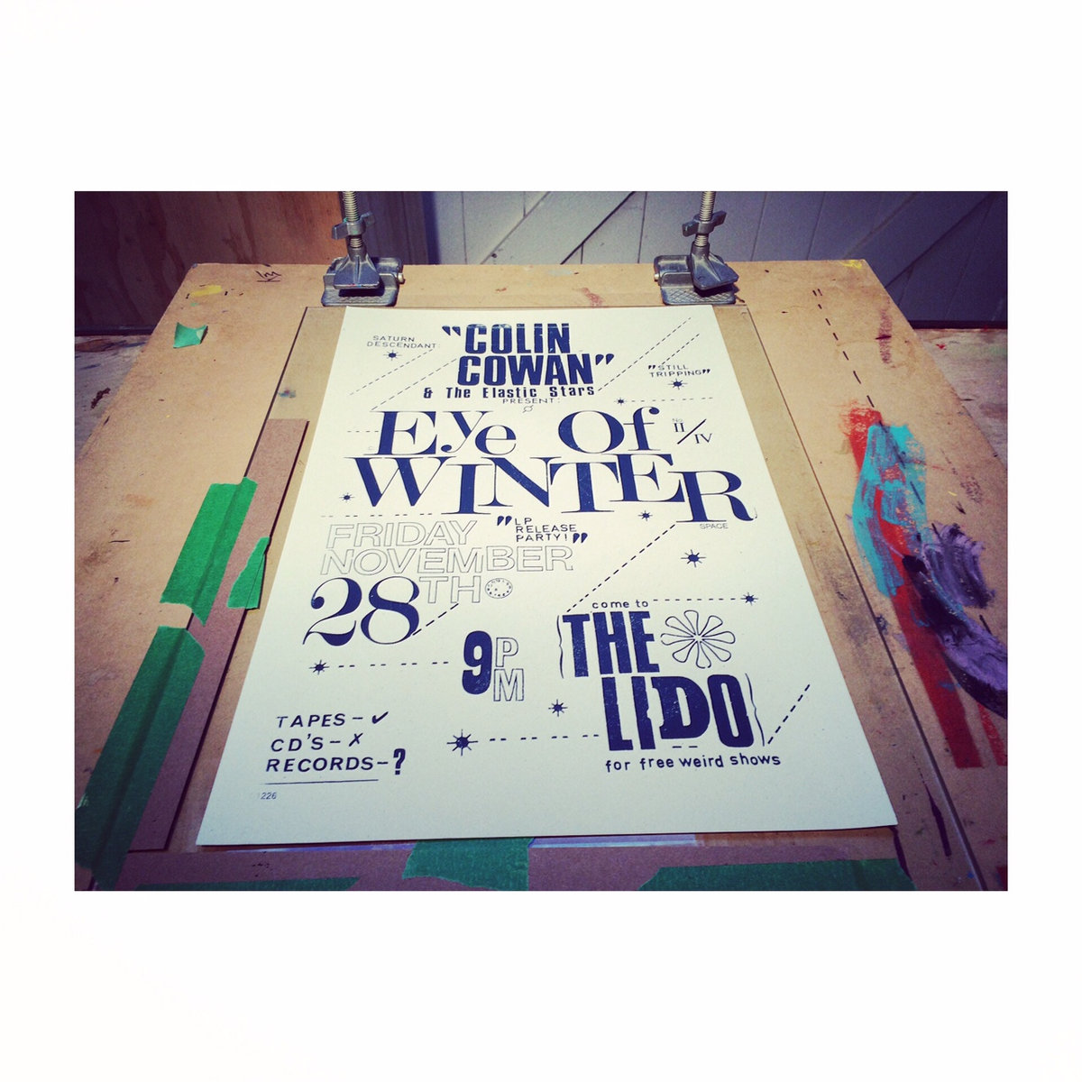 Limited Edition Silk-Screened Poster | elastic stars