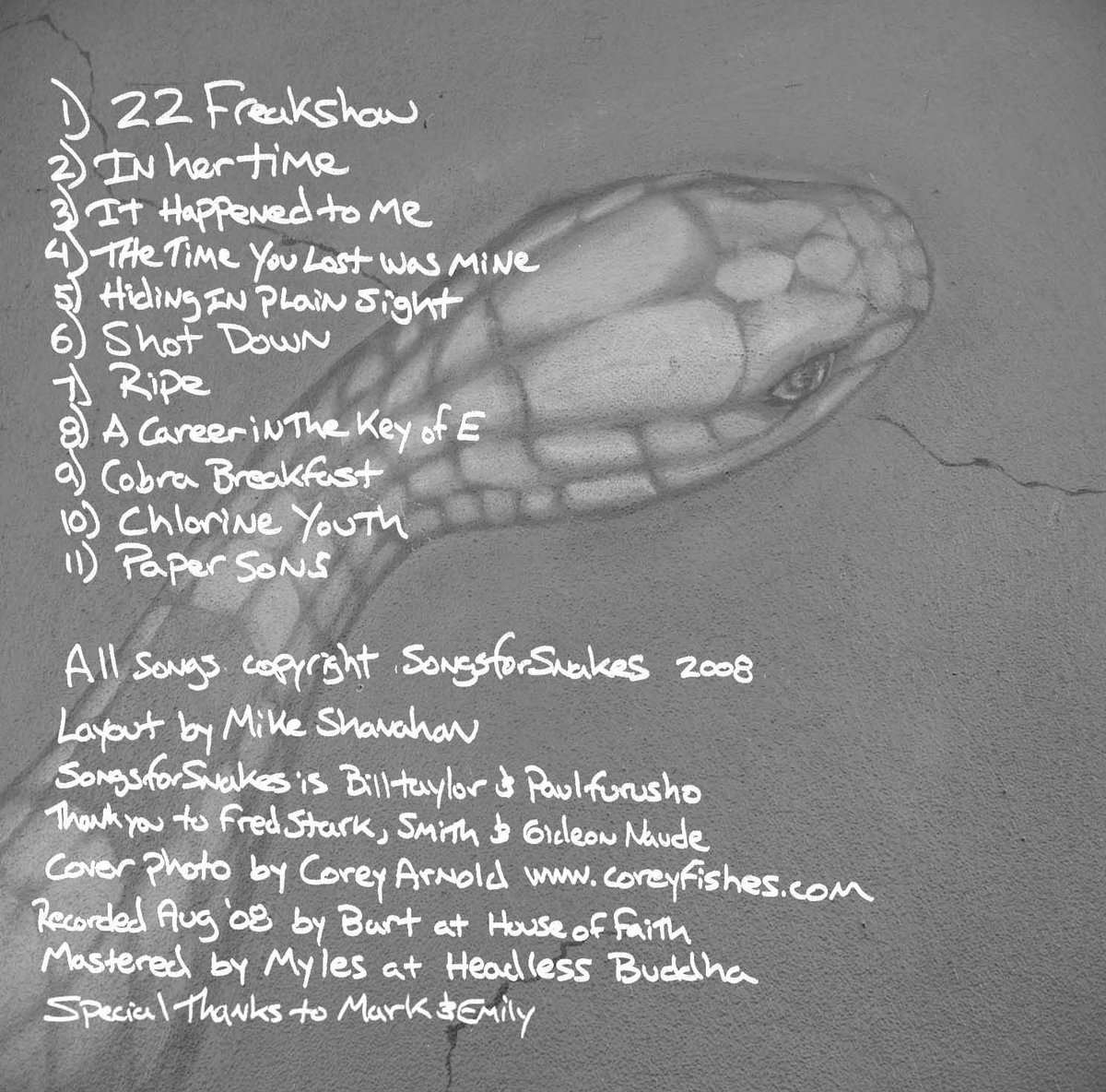 Songs For Snakes | Songs For Snakes