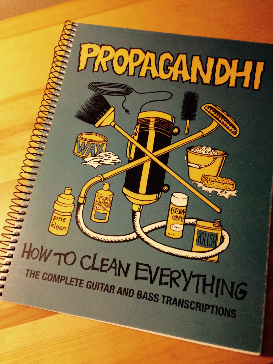 How To Clean Everything Guitar & Bass Tab Book | Propagandhi
