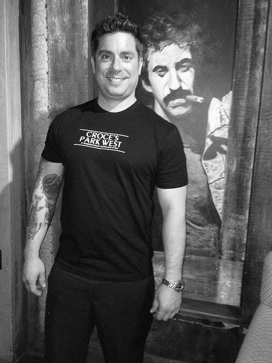 NEW - Men's Jim Croce T-Shirt with Croce's Park West Logo | CrocesStore