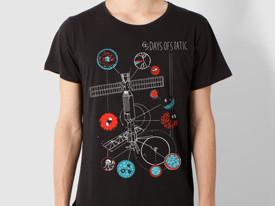 65daysofstatic 'Satellite' t-shirt | Bird's Robe Records