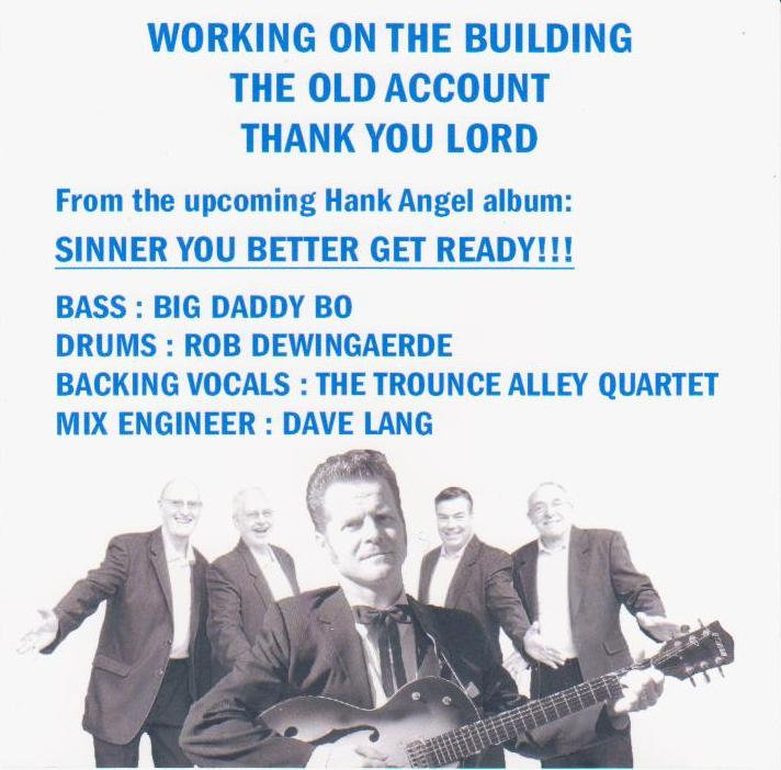 HANK ANGEL with the TROUNCE ALLEY QUARTET | HANK ANGEL with the TROUNCE ...