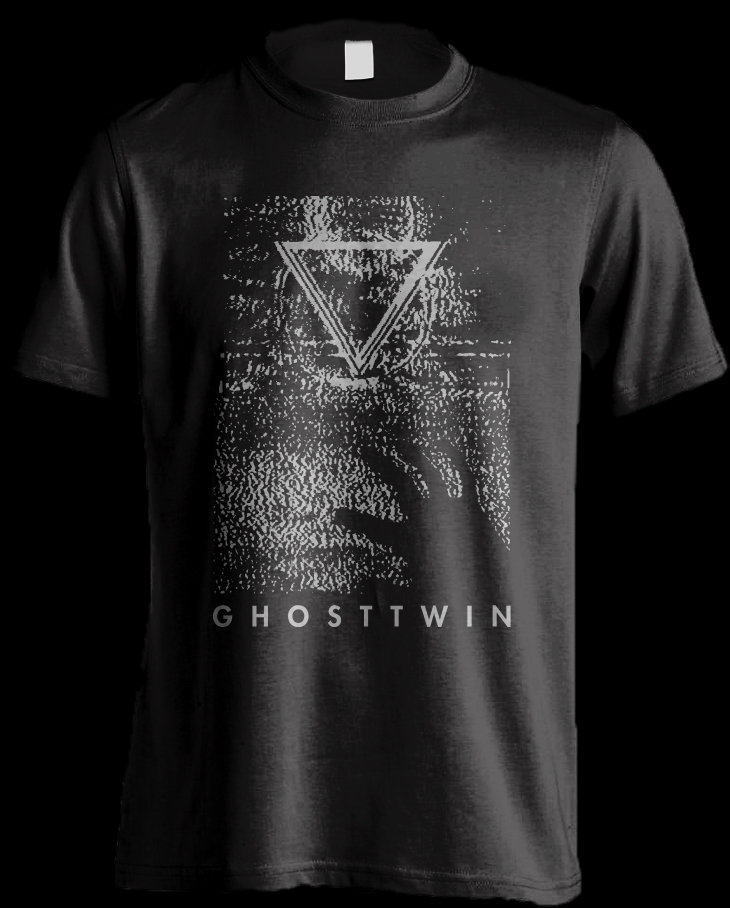 Silver TV Static T-Shirt | Ghost Twin