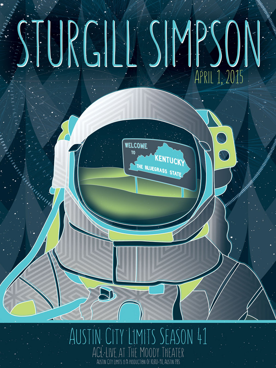 Sturgill Simpson Limited Edition ACL Poster (Silkscreen) | Bluetech