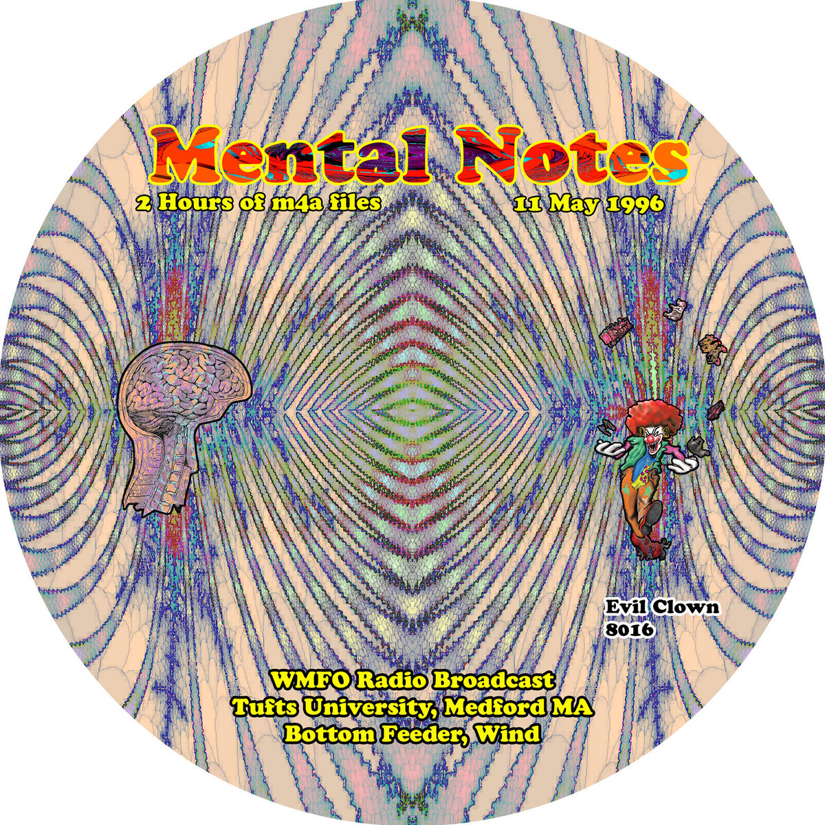 Mental Notes WMFO Broadcast - Bottom Feeder, Wind - 5/11/1996 | Mental ...