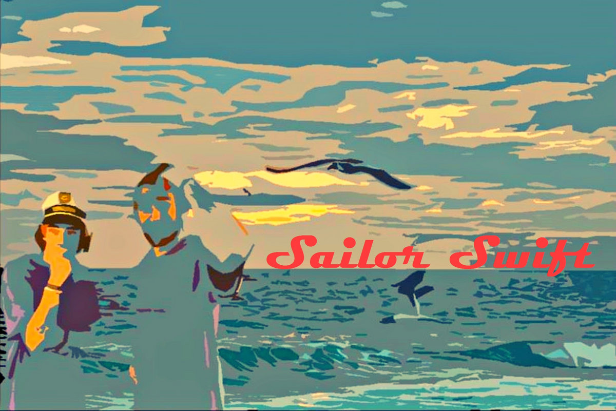 “Sailor Swift Sails the Skies” Button | Sailor Swift