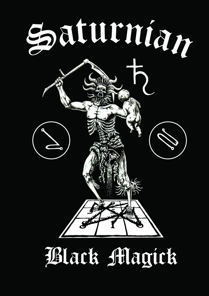 Saturnian Black Magick logo shirt | Inconcessus Lux Lucis