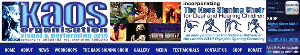 Build It High | The Kaos Signing Choir for Deaf & Hearing Children ...