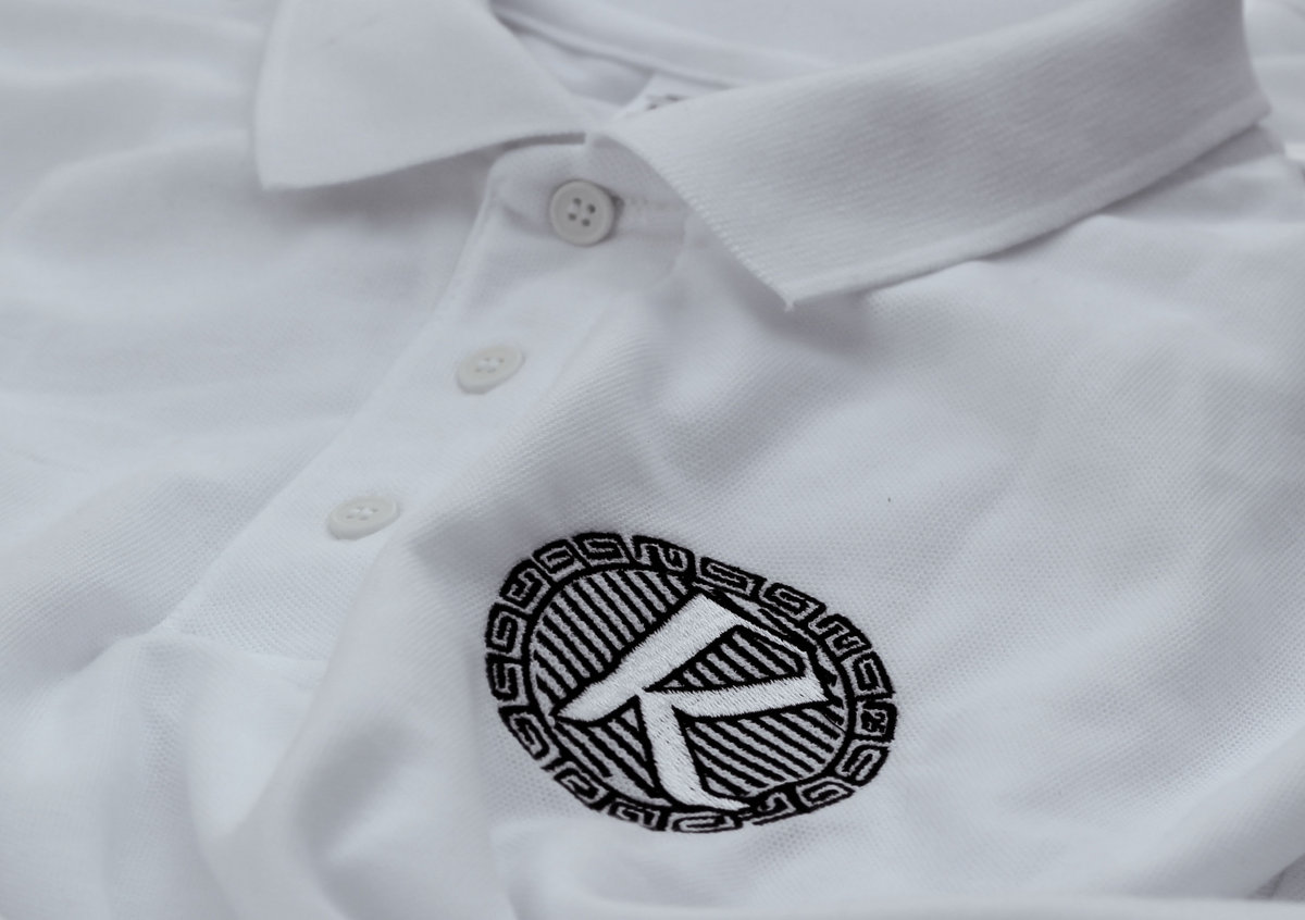 R25 Polo Shirt - White | Reinforced Records
