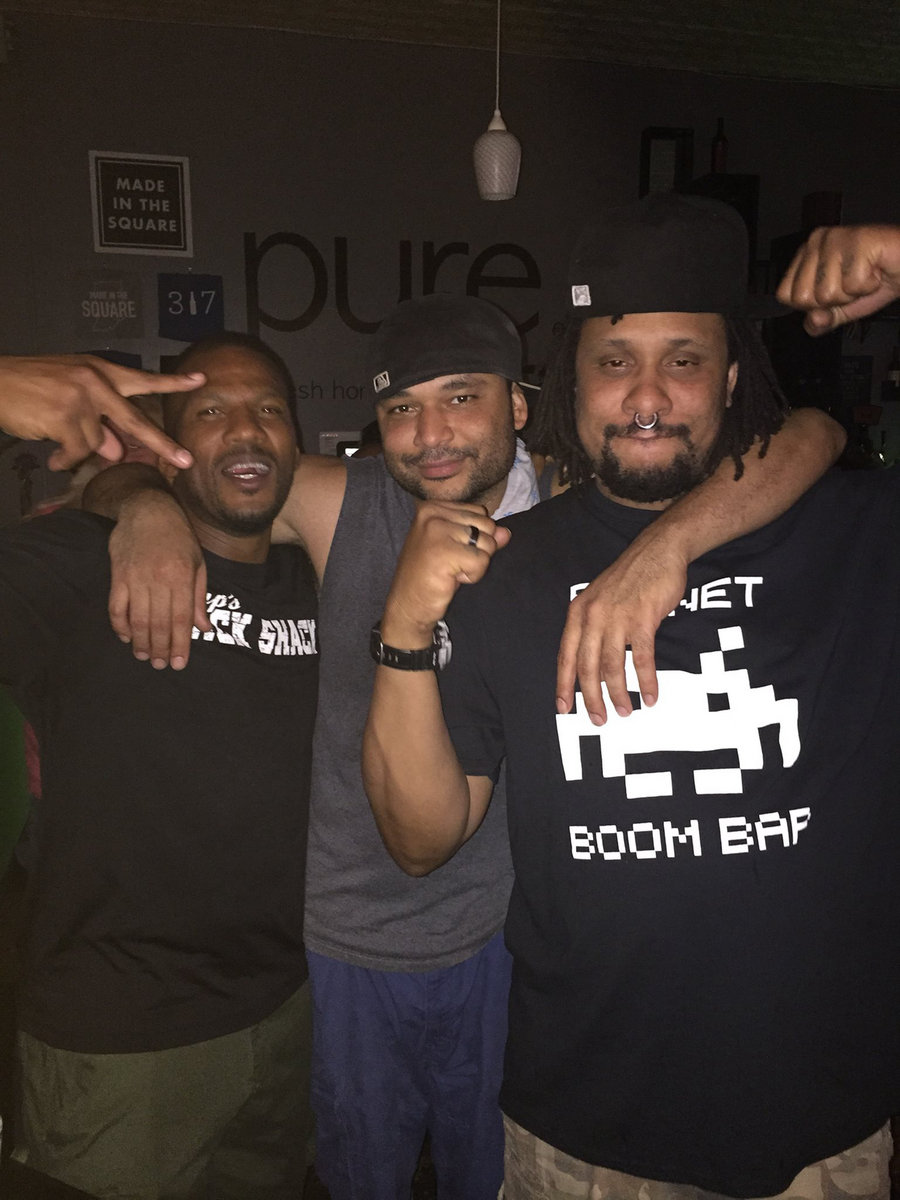 Planet Boom Bap 8-bit Logo Tee | Dark Ages Music Group