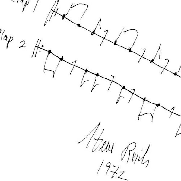 Steve Reich 'Clapping Music' Autograph | Cantaloupe Music