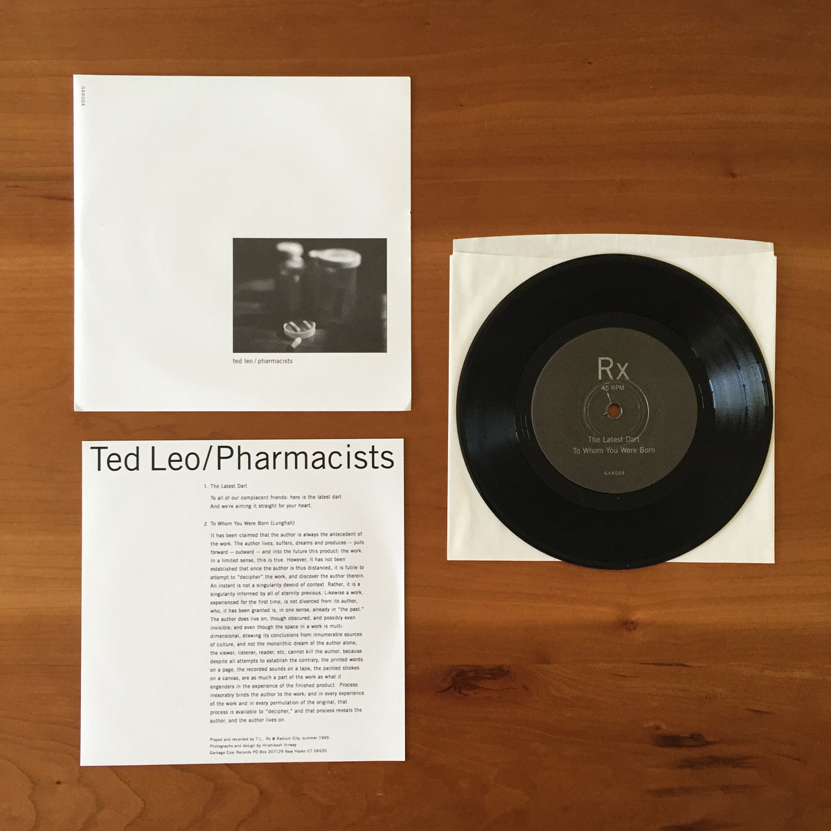 Ted Leo / One AM Radio split 7" | Hrishikesh Hirway