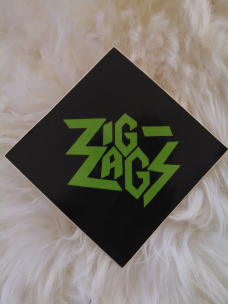 Zig Zags Logo Sticker "Green" | Zig Zags